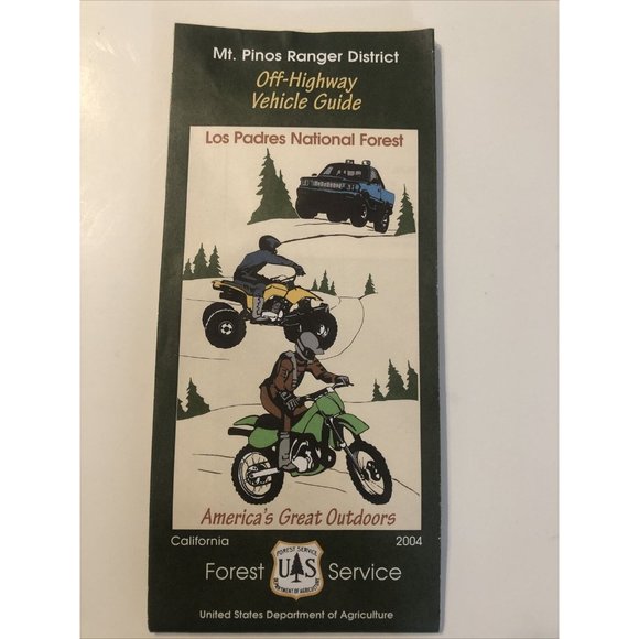 Other | 204 Mount Pinos National Forest Off Roading Map | Poshmark